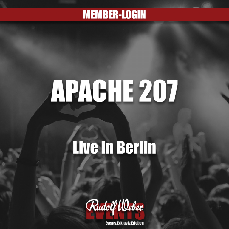 Apache 207 Berlin: Die letzten Tickets zum Originalpreis hier